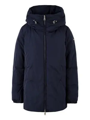 Add Down Padded Coat - Blue