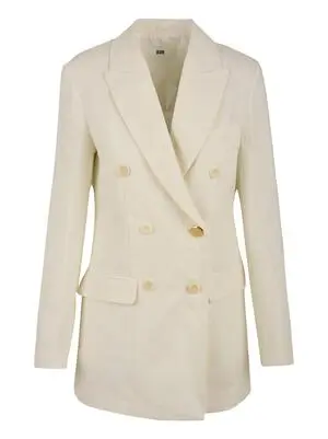 SOLOTRE Tailored Blazer - White
