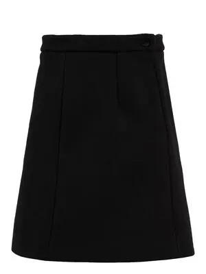 DOUUOD A-line Skirt - Black