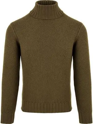 FILIPPO DE LAURENTIIS Long Sleeve Pullover Verde Scuro