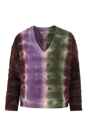 NOT SHY Sweater - Purple/forest