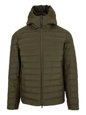 BOMBOOGIE Quilted Zip Up Jacket - 396 Cypress Green