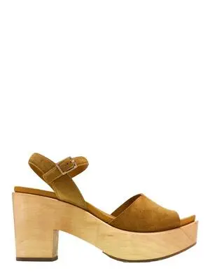 PEDRO GARCIA 85mm Danila Platform Sandals - Brown