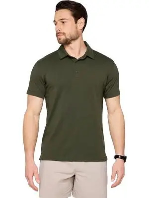 FABLETICS The 24-7 Polo Dark Olive