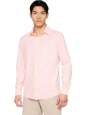FABLETICS The Don Long Sleeve Button Up - Pink Salt