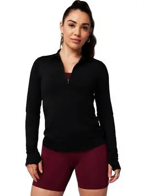 FABLETICS Feather Tech+ Half-zip Top - Black