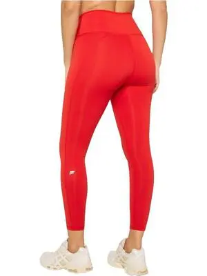 FABLETICS Define Powerhold® High-waisted 7/8 Leggings - Heated Red