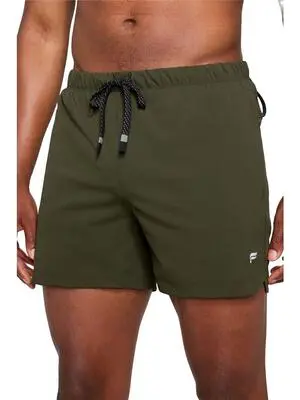 FABLETICS 5" Performance Short - Dark Olive