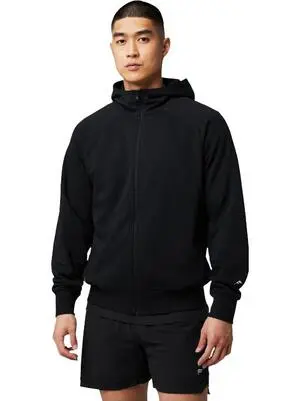 FABLETICS Terry Full Zip Hoodie Black
