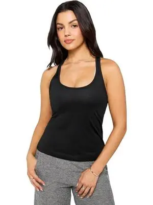 FABLETICS Whisper Racerback Tank - Black