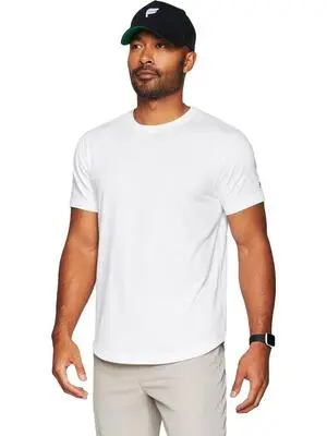 FABLETICS 24-7 Tee With Curved Hem - Classic White