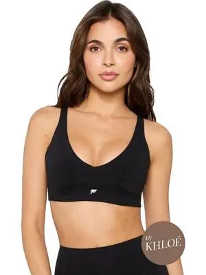FABLETICS Pureluxe Longline Low Impact Bra - Black