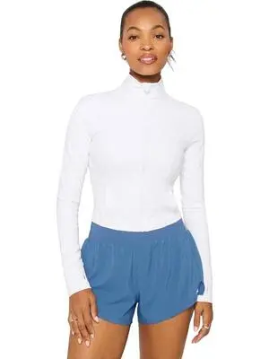 FABLETICS Cropped Training Jacket Classic White