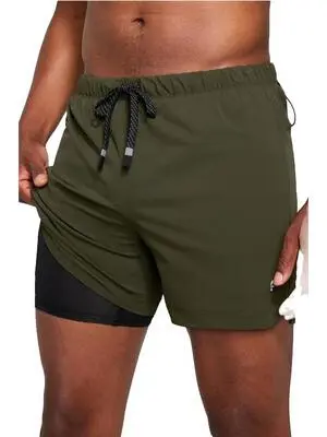 FABLETICS The 5" One Short - Dark Olive