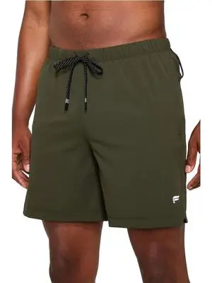 FABLETICS 7" Lightweight Short Dark Olive