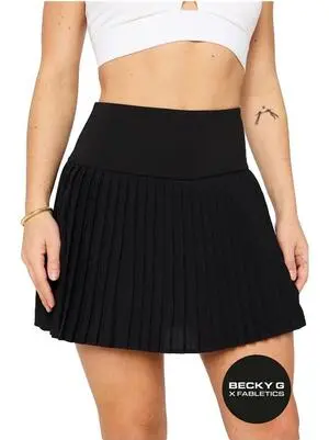 FABLETICS Pleated Mini Skirt - Black
