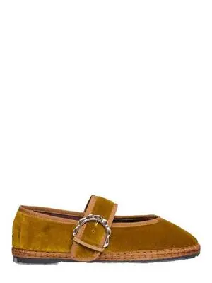 FLABELUS Sophie Mary Jane Flat Mustard