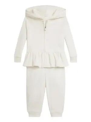 Ralph Lauren Velour Hoodie And Joggers Set - Nevis