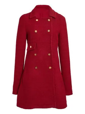 GIAMBATTISTA VALLI Double-Breasted Boucle Coat