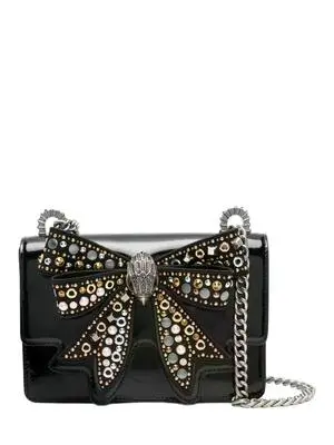 Kurt Geiger Bow-embellished Cross Body Bag - Black