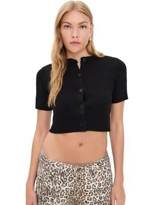 Lioness Pure Knit Top - Onyx