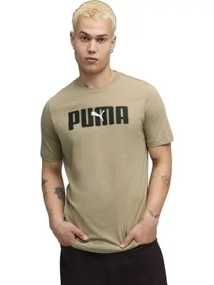 PUMA Essentials Logo Lab T-shirt - Beige