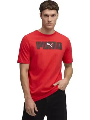 PUMA Essentials Logo Lab T-shirt - Red