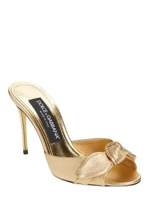 Dolce & Gabbana Keira Mule Sandal - 8h945 Oro