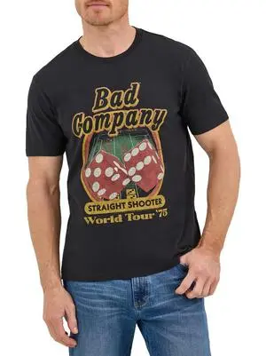 Wrangler Bad Company Graphic T-shirt - Jet Black