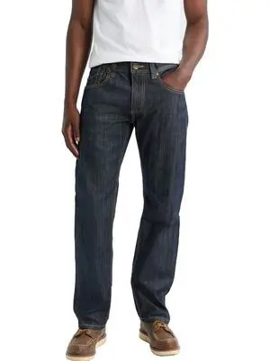 LEVEL 7 Relaxed Straight-leg Jeans - Raw