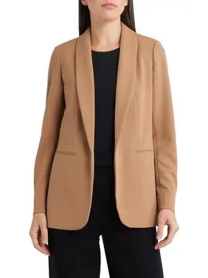 Anne Klein Shawl Collar Blazer - Vicuna