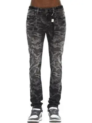 CULT OF INDIVIDUALITY Punk 601 Super Skinny Jeans - Camo