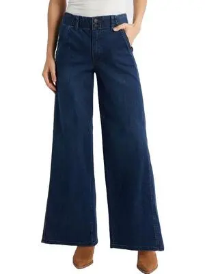 Wit & Wisdom Skyrise Wide Leg Jeans - Indigo