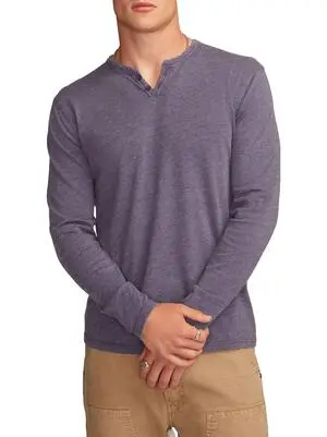 Lucky Brand Venice Burnout Henley - Inkling