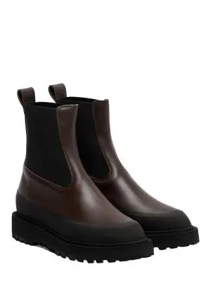 Le Monde Beryl Dolomite Leather Chelsea Boots - Brown