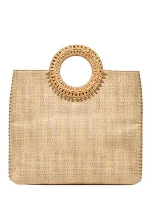 Dolce Vita Lilah Foldover Clutch - Natural Multi