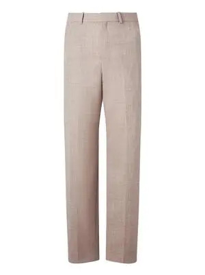 Saint Laurent Wool Suit Pants - Beige