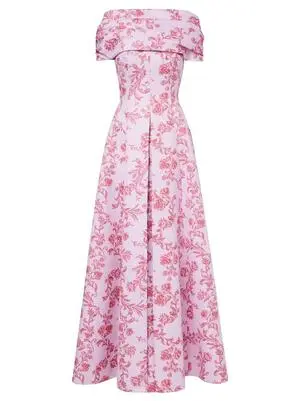 EMILIA WICKSTEAD Mara Floral Gown - Pink