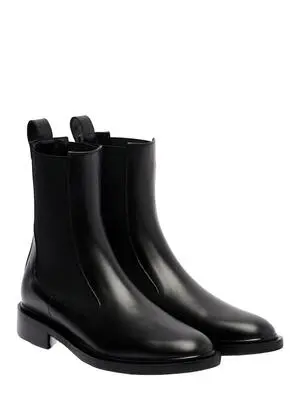 A.emery Grace Leather Chelsea Boots - Black