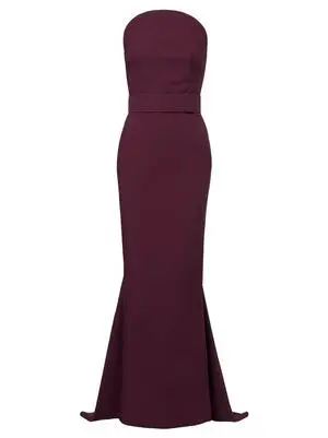 Solace London Citra Strapless Gown - Purple