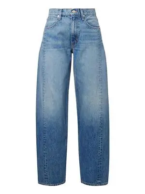 SLVRLAKE Jackson Low-rise Wide-leg Jeans - Blue