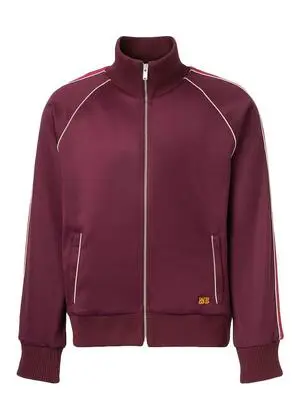 WALES BONNER Essence Jersey Track Jacket - Burgundy