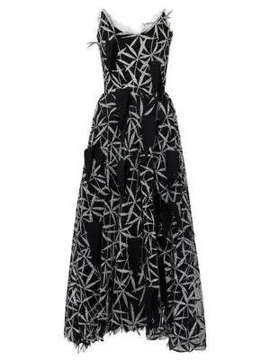 Maticevski Axis Embellished Gown - Black