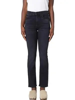 MOTHER Straight Leg Jeans Black