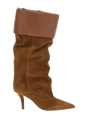 Paris Texas Knee High Boots - Camel