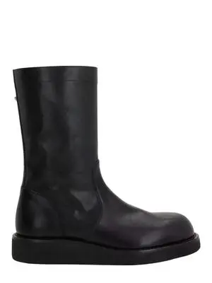 ANN DEMEULEMEESTER Round-toe Boots - Black