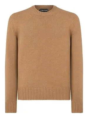 TOM FORD Cashmere Crew-neck Sweater - Brown