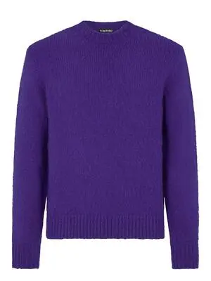 TOM FORD Cashmere Crew-neck Sweater - Purple