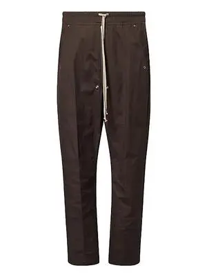 Rick Owens Straight-leg Cotton Trousers - Dark Dust