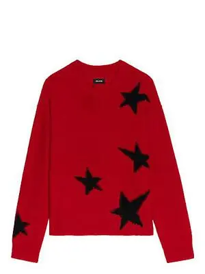 Zadig&Voltaire Star-pattern Cashmere Jumper - Love